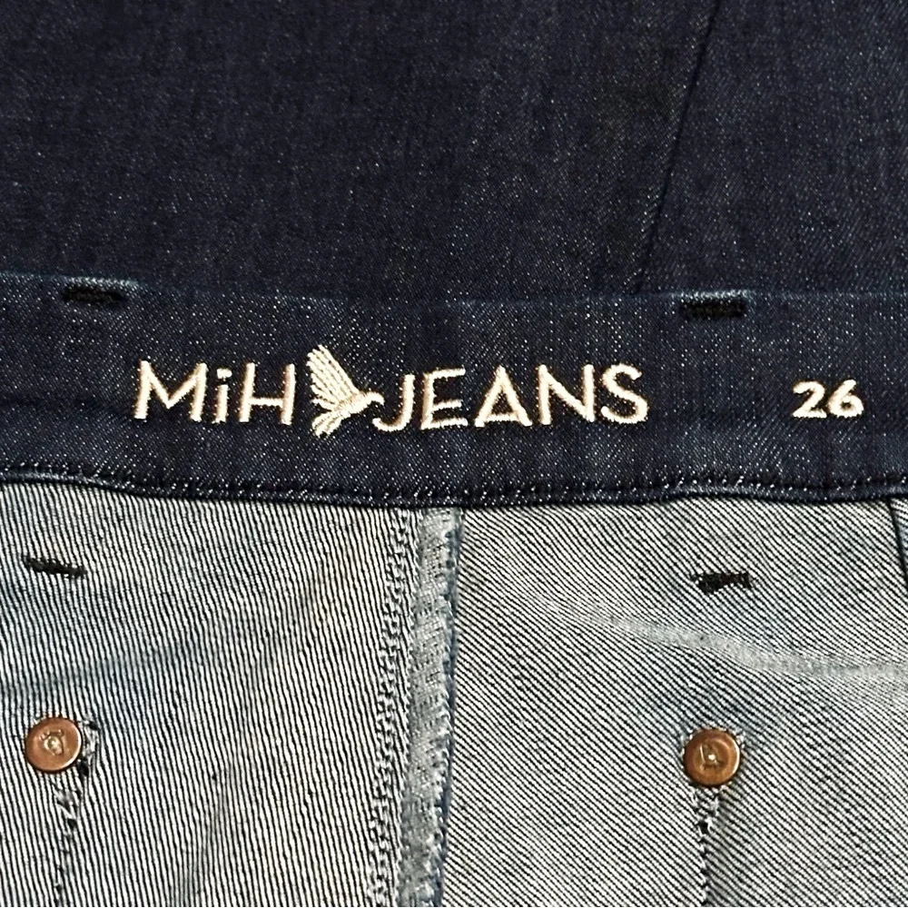 Mih | Jeans | Mih Marrakesh Kick Flare Jeans Raw Blue Denim Womens 26l ...